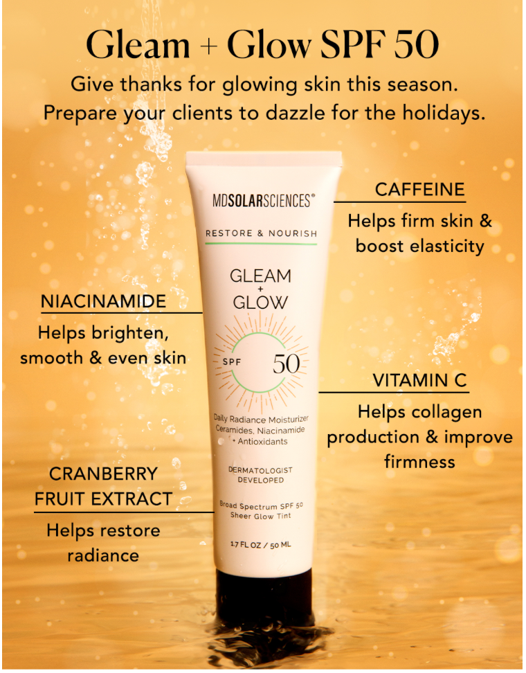 Gleam & Glow SPF 50 – The WELL Prescott